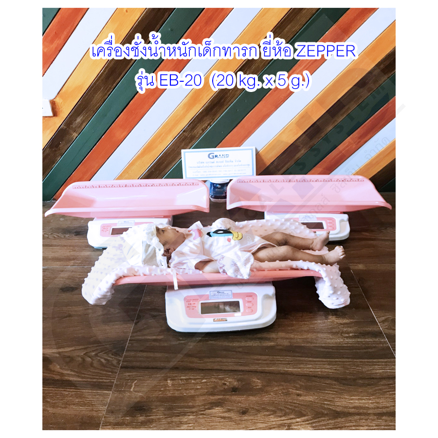 เครื่องชั่งน้ำหนักเด็กทารก ยี่ห้อ ZEPPER รุ่น EB-20 - บริษัท แกรนด์ สเกลส์ ซิสเท็ม จำกัด