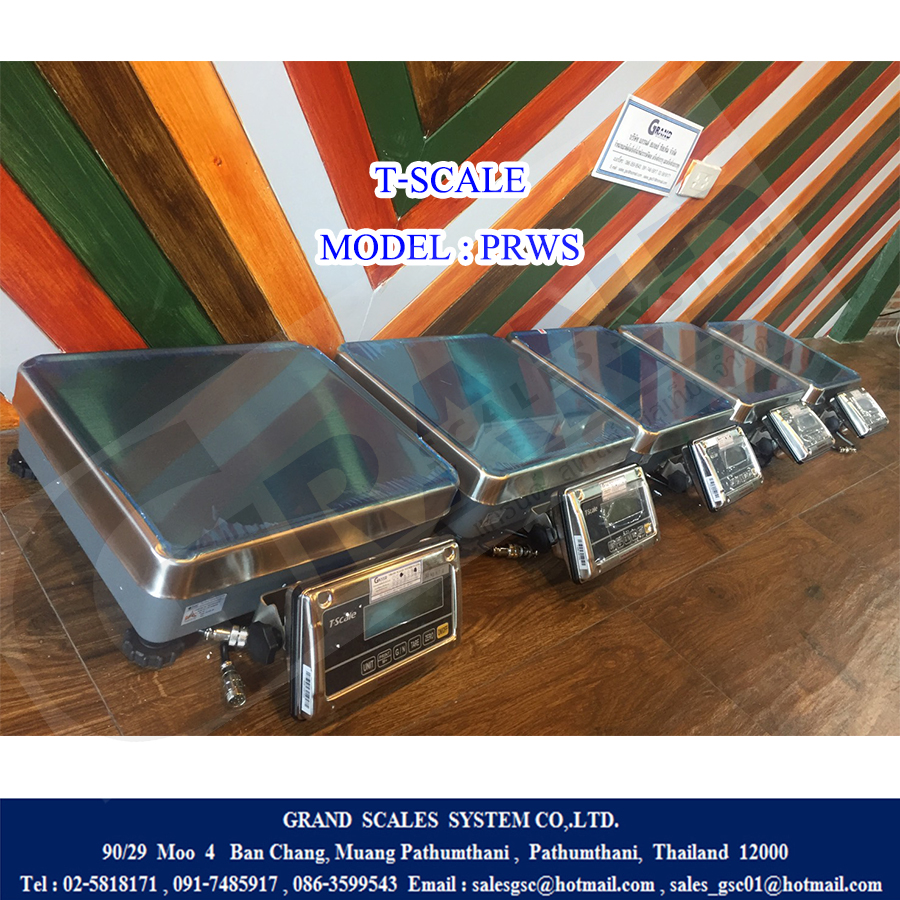 เครื่องชั่งน้ำหนักดิจิตอลแบบตั้งโต๊ะ ยี่ห้อ T-SCALE รุ่น PRWS - บริษัท ...