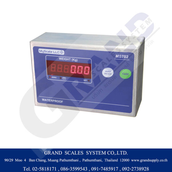 หัวอ่าน DIGITAL MS702 SERIES INDICATOR - บริษัท แกรนด์ สเกลส์ ซิสเท็ม จำกัด